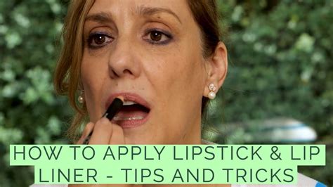 How To Apply Lipstick And Lip Liner Tips And Tricks Youtube