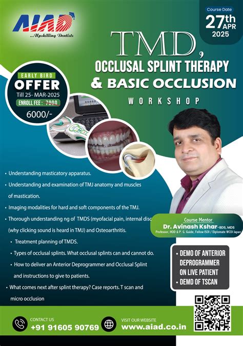 Asian 🌟 Tmd Insights Occlusal Splint Techniques And Essential Occlusion Workshop 🌟 🦷