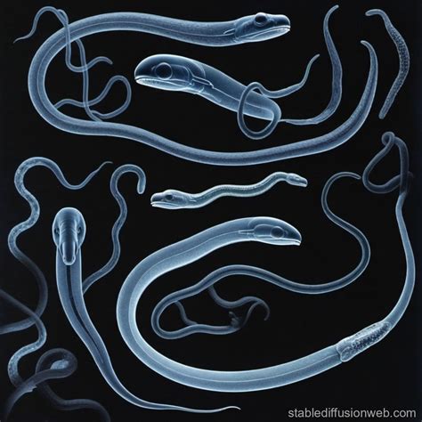 Caenorhabditis Elegans Poster Prompts Stable Diffusion Online