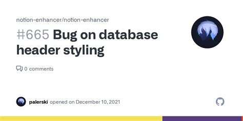 bug on database header styling · issue 665 · notion enhancer notion enhancer · github