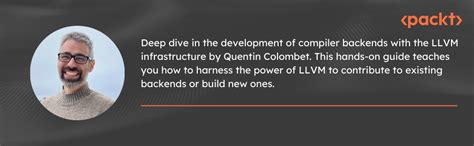 Llvm Code Generation A Deep Dive Into Compiler Backend Development Colombet Quentin Beyls