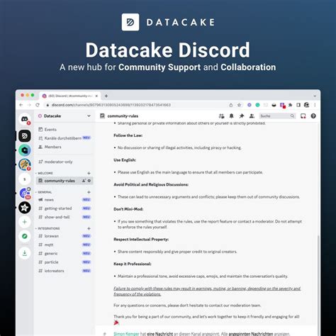 Datacake Community Discord Iot Simon Kemper