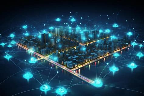 Premium Ai Image Smart City And Communication Network Concept G Lpwa Low Power Wide Area