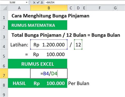 Cara Menghitung Persen Beserta Contoh Rumus Di Excel
