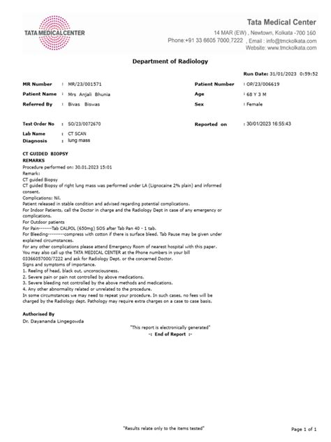 Mr23001571ct Scanct Guided Biopsy300120231655 Pdf