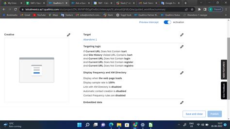 Intercepts Not Being Displayed XM Community