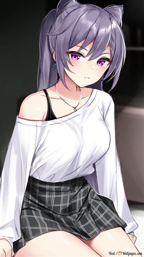 Beautiful Hot Keqing Genshin Impact Hd Wallpaper Download