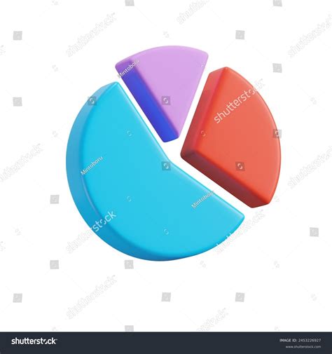 Pie Chart 3d Icon 3d Object Stock Illustration 2453226927 Shutterstock