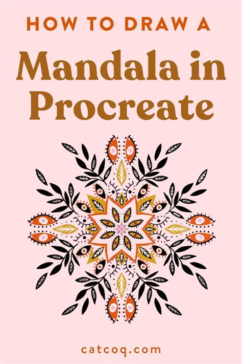 How To Draw A Mandala In Procreate — Catcoq Love Yarn
