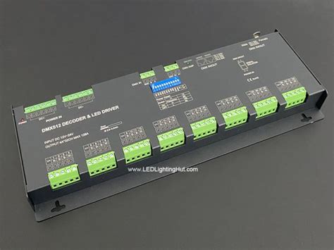 Channel RGBW Group LED DMX Decoder RJ Pin XLR