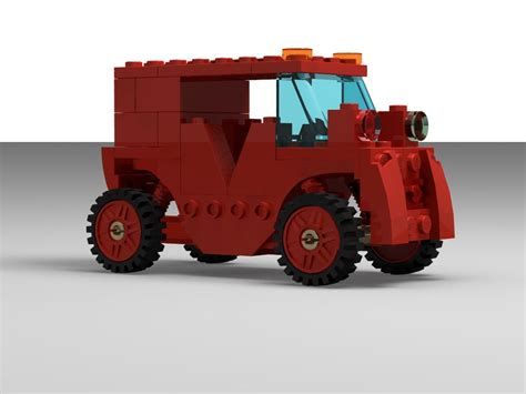 Lego Moc Oldtimer Firetruck By Lukad Rebrickable Build With Lego