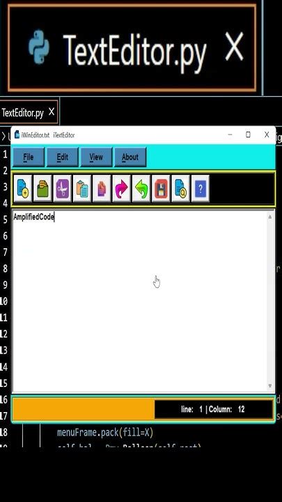 Text Editor 👌 Python Tkinter Coding Youtube