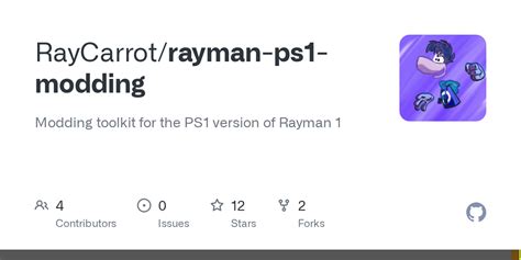 Github Raycarrot Rayman Ps1 Modding Modding Toolkit For The Ps1 Version Of Rayman 1