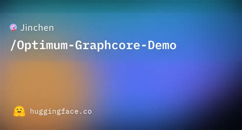 Jinchenoptimum Graphcore Demo At Main