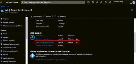 Configuring Sso Between Active Directory And Azure Using Pass Through Authentication 4sysops
