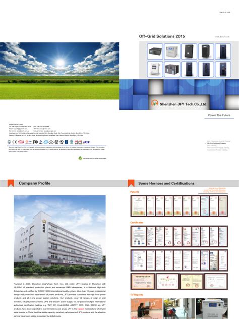 Jfy Off Grid Solar Power System Pdf Power Inverter Battery Charger