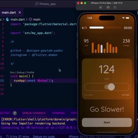 Developed A Fitness App With Flutter Gautam Yadav Posted On The Topic