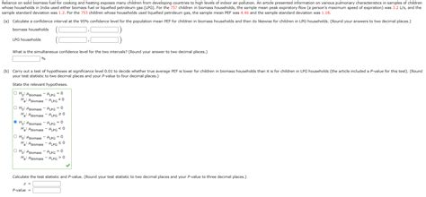 Solved Reliance On Solid Biomass Fuel For Cooking And