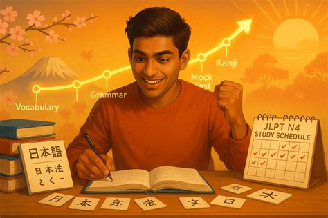 Jlpt N4 স্টাডি সিডিউল ধাপে ধাপে পরীক্ষায় পাশের গাইড