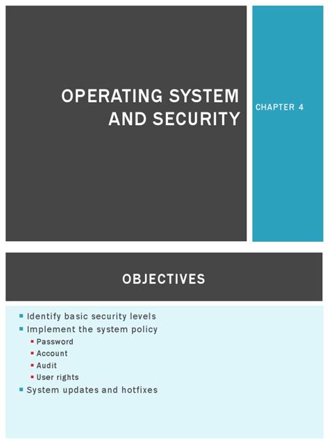 chapter 4 operating system and security pdf computer security
