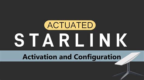 Starlink Standard Actuated Kit Activation And Configuration Cameroon