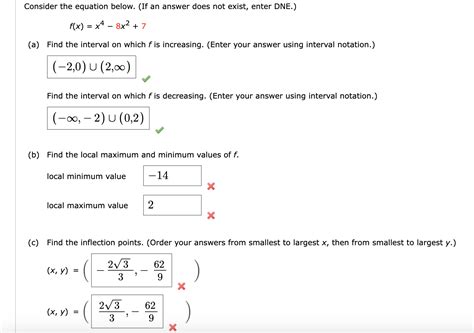 Solved Consider The Equation Below If An Answer Does Not