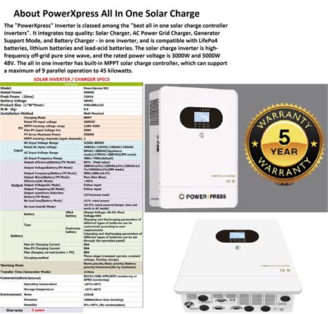 5Kw All In One Inverter Power Express
