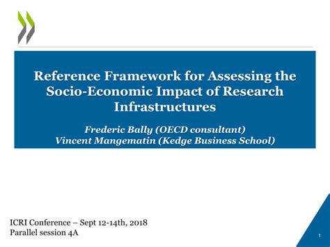 [ppt] reference framework for assessing the socio economic impact of