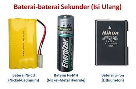 Pengertian Baterai Beserta Fungsi Dan Jenis Jenis Batrai Secara