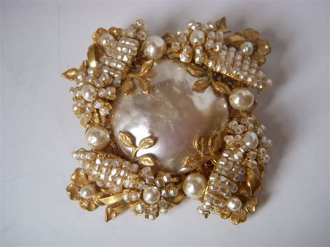 Gorgeous Miriam Haskell Vintage Brooch Miriam Haskell Jewelry
