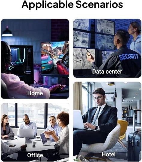 Mowsil Ethernet Cable Cat7 5m Gigabit Network Cable High Speed Flat