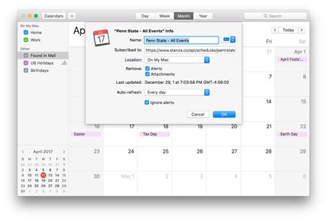 Adding Calendars To Mac Calendar App