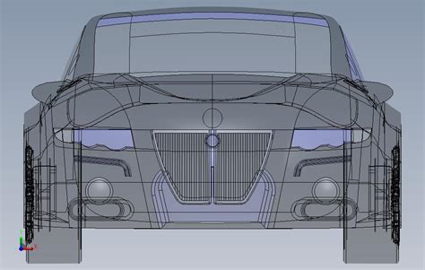 宝马Z4概念车 SOLIDWORKS 2012 模型图纸免费下载 懒石网