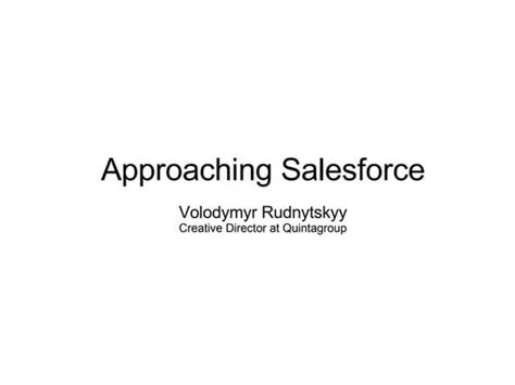 Best Salesforce Development Online Training Pdf