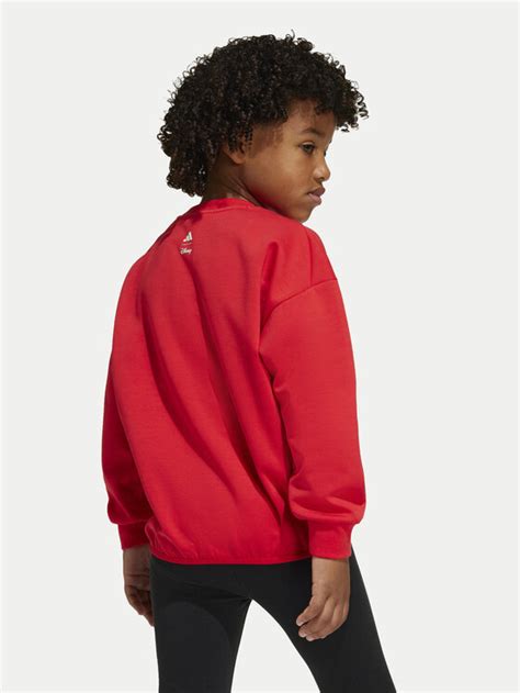 Adidas Džemperis Disney Mickey Mouse Jf3640 Raudona Loose Fit Modivolt