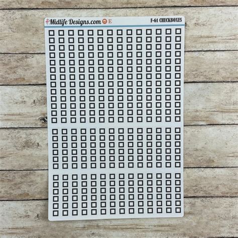 Papercraft Daily Duo 7x9 Check Box Stickers To Do List Checkboxes Daily Papercraft Daily Duo 7x9 Check Box Stickers To Do List Checkboxes Daily