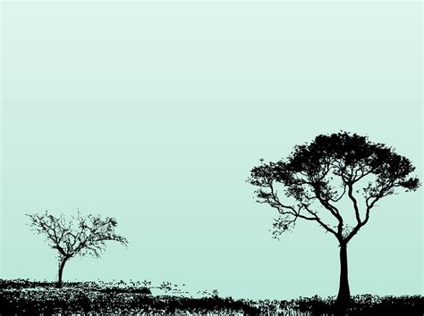 X Vector Tree Landscape