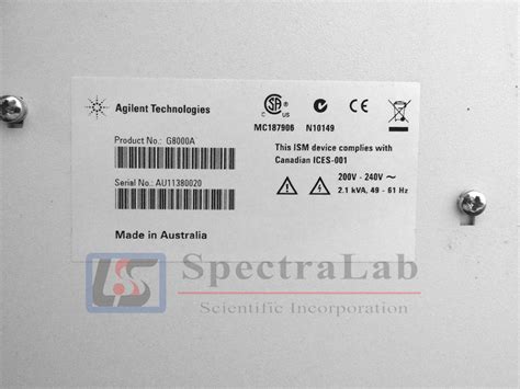 Agilent 4100 Mp Aes Spectrometer Spectralab Scientific Inc