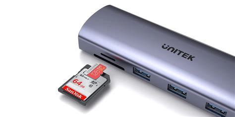 Buy Unitek 9 In 1 USB C Dual Display Multi Port Hub With Card Reader D1113A PC Case Gear