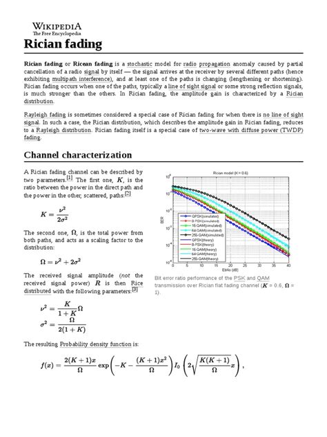 Rician Fading Pdf