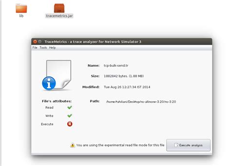 Mohit P Tahiliani Ns 3 Tracemetrics A Trace File Analyzer For Ns 3