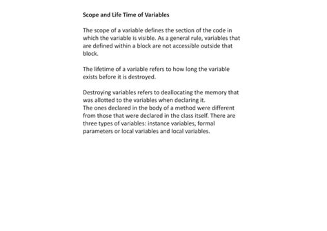 Variables In Javapptx Programming Languages Computing
