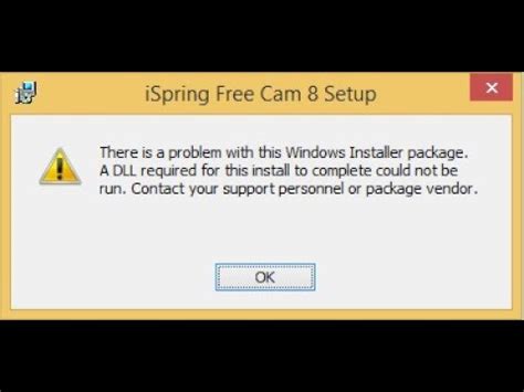 There Is A Problem With This Windows Installer Package Solved Youtube