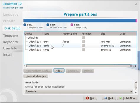 How To Install Linux Mint 12 KDE On A Btrfs File System LinuxBSDos
