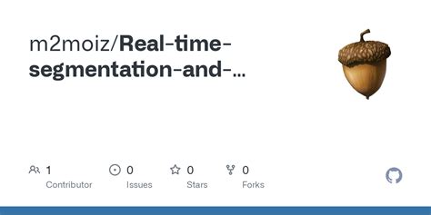 Github M2moizreal Time Segmentation And Detection