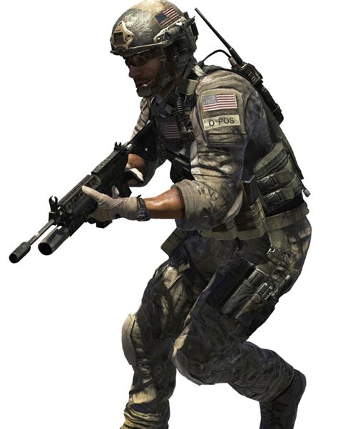 Call Of Duty Modern Warfare Tactical Combat Soldier Png Cutout Png All