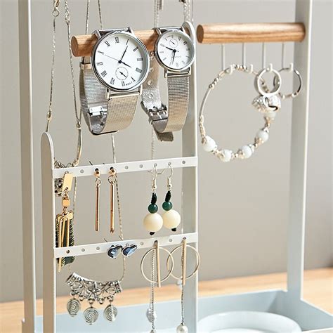 Органайзер для сережек колье с держателем стойка для ювелирных изделий стенд дисплей ювелирные