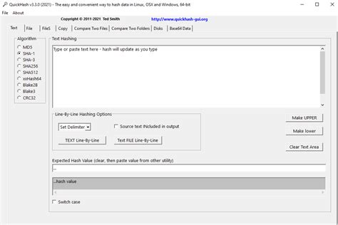 Screenshots Of Quickhash Running On Windows Linux And Apple Mac Osx