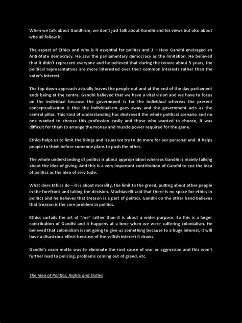 Gandhism Syncretism Pdf Mahatma Gandhi Nonviolence