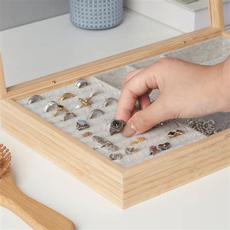 Halsrem Range Bijoux à Compartiments 33x22 Cm Ikea